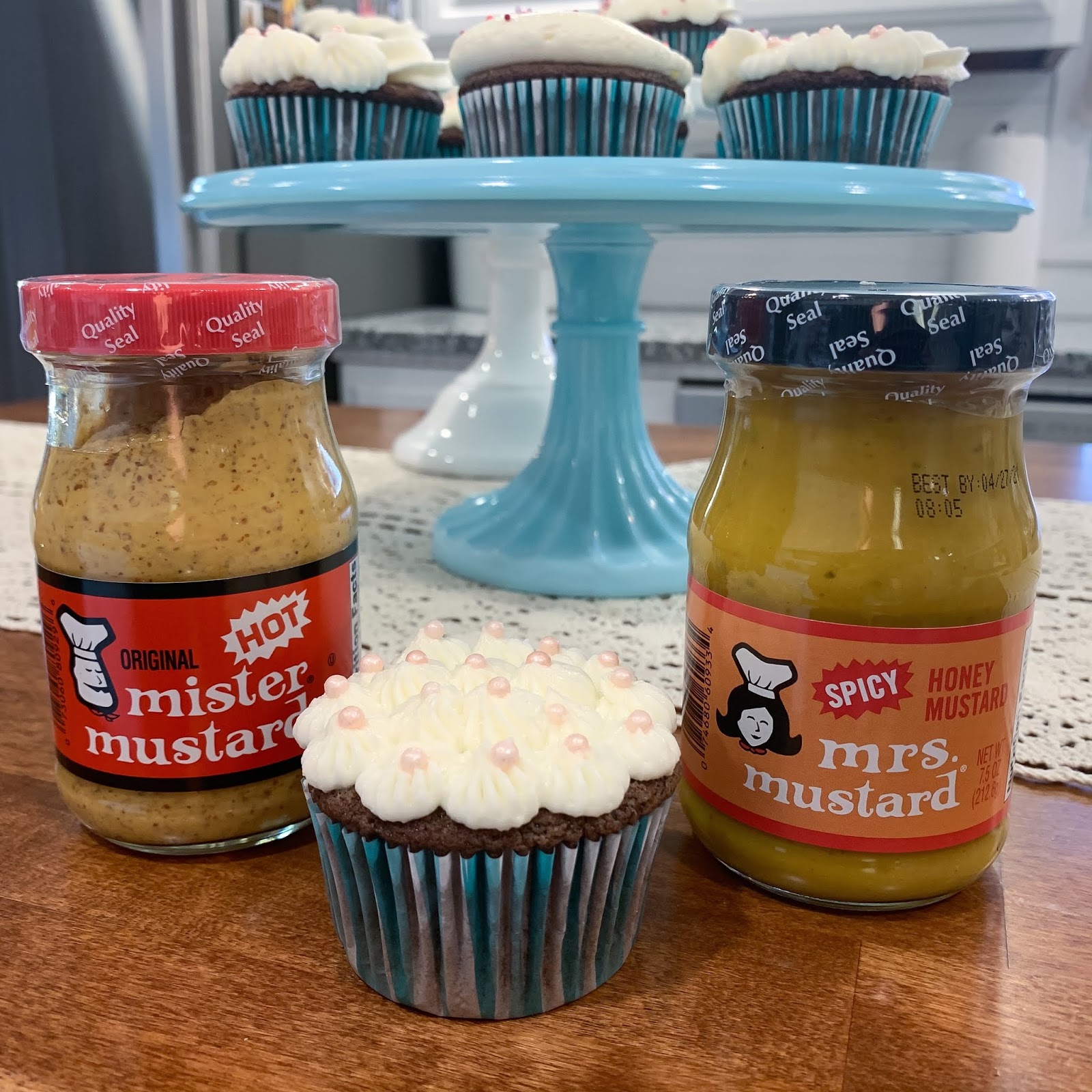Mrs Mustard Chocolate Cupcakes with Cotton Candy Buttercream | Crazy ...