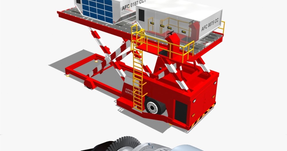 Finest 3D Models Online: Aircraft Ground Support Equipment