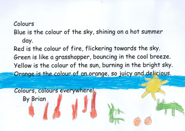 PVS Learning Together: Our Colour Poem