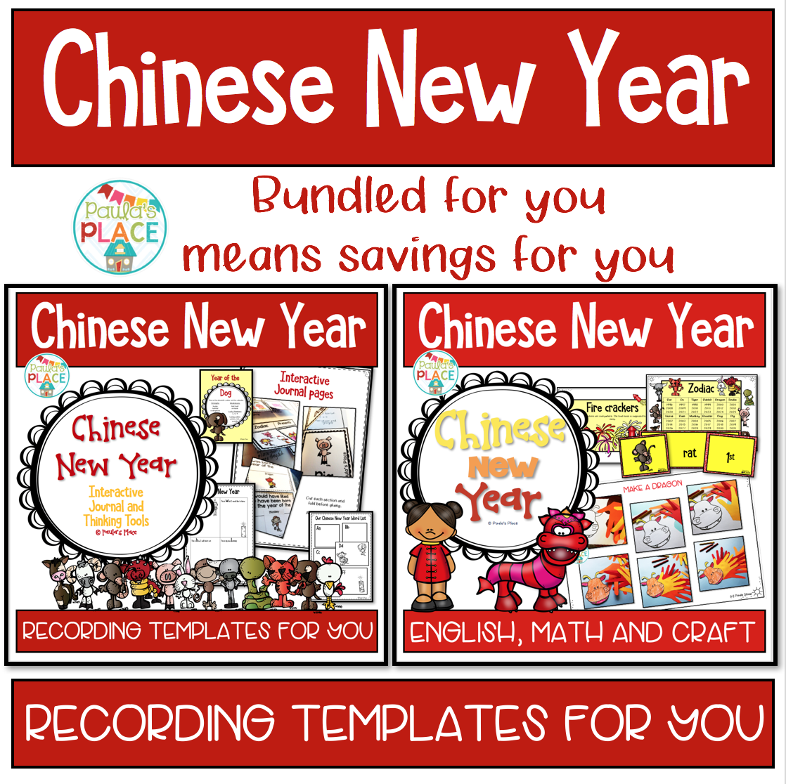 Paula's Place Teaching Resources: Freebie for Chinese New Year