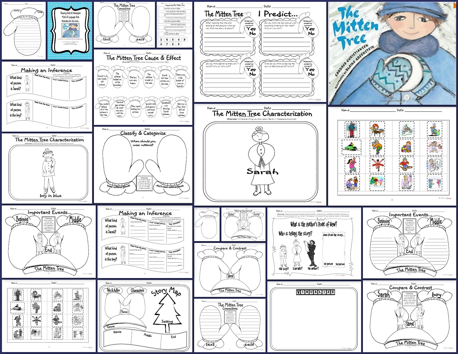 The Mitten Tree by Candice Christiansen - Teaching Ideas | The Picture ...