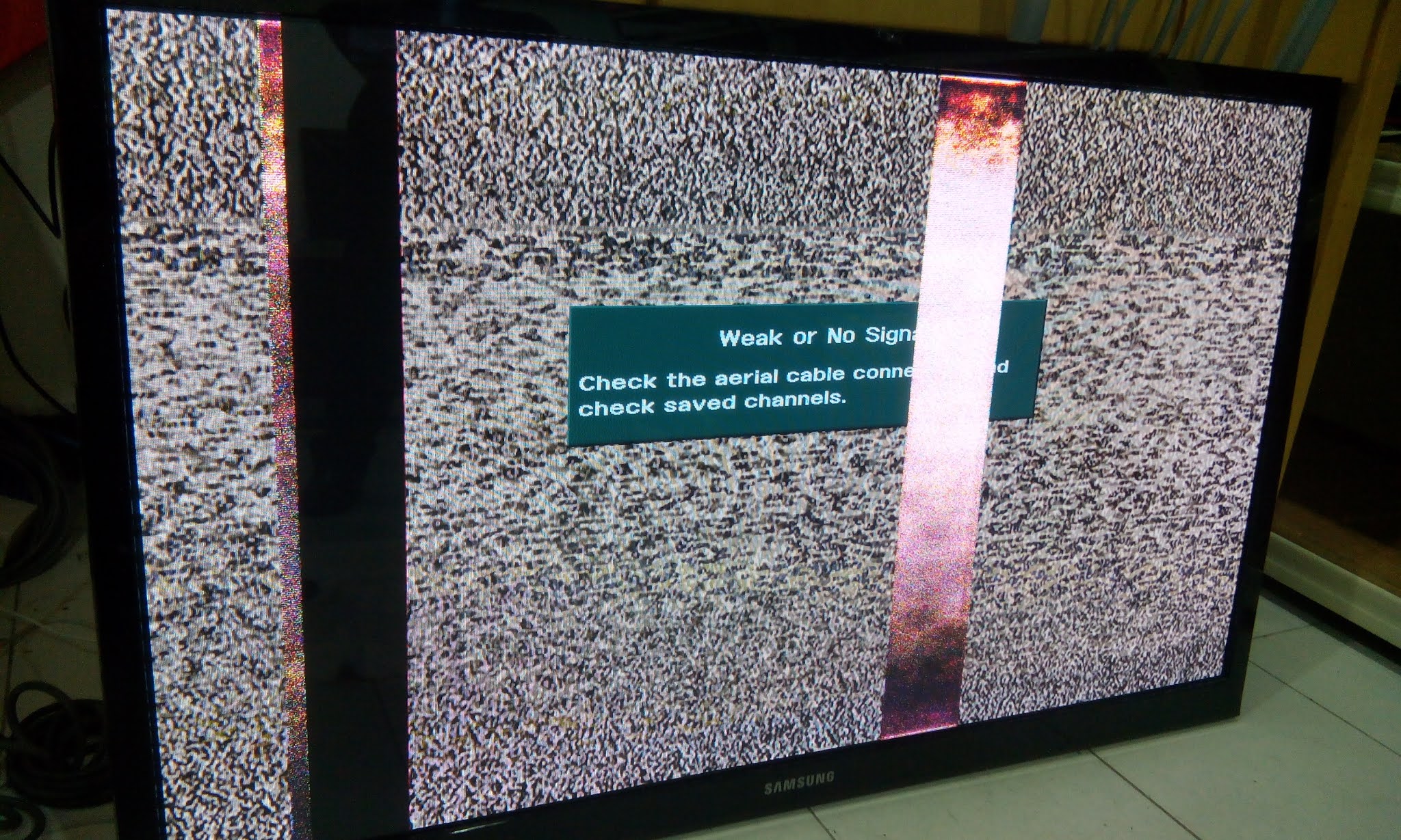 Life Begins at Forty: SAMSUNG PS43E451 skrin rosak