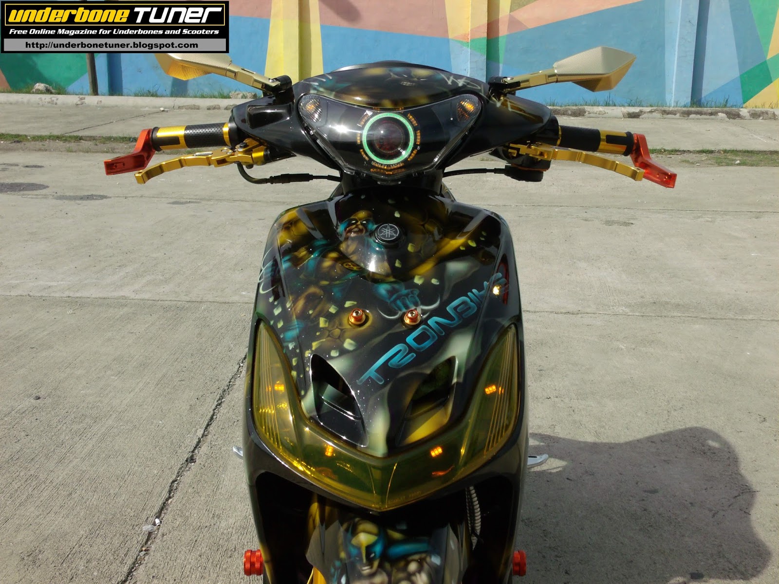 underbone tuner: Weapon-X : Wolverine Yamaha MIO Show Bike by Tron Bike ...