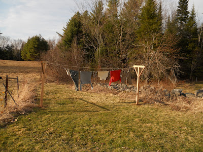 Letters from a Hill Farm: New clothesline