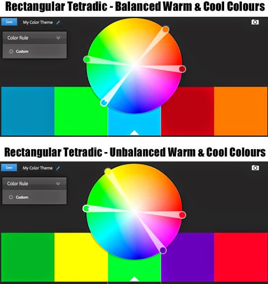 Wargaming Tradecraft: Colour Theory: Rectangular Tetradic Colours