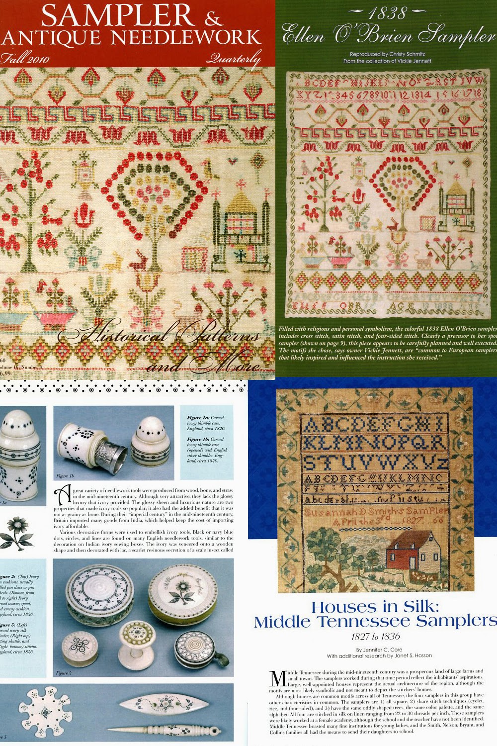 N e e d l e p r i n t: Sampler & Antique Needlework Quarterly 2010 * 4 ...