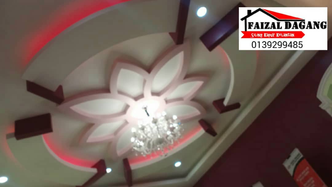 SILING KAPUR DI KELANTAN : Siling bunga design terkini