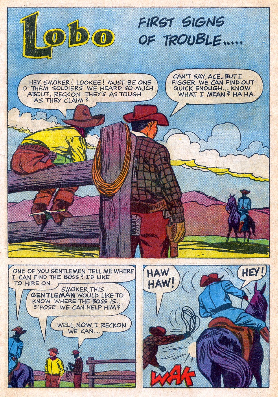 Kleefeld on Comics: On History: Dell's Lobo #1