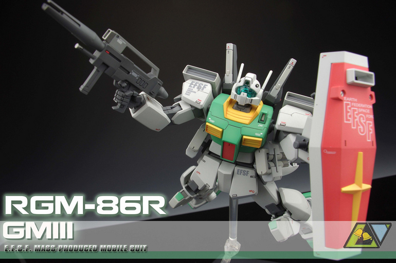 GUNDAM GUY: HG 1/144 RGM-86R GM III - Painted Build