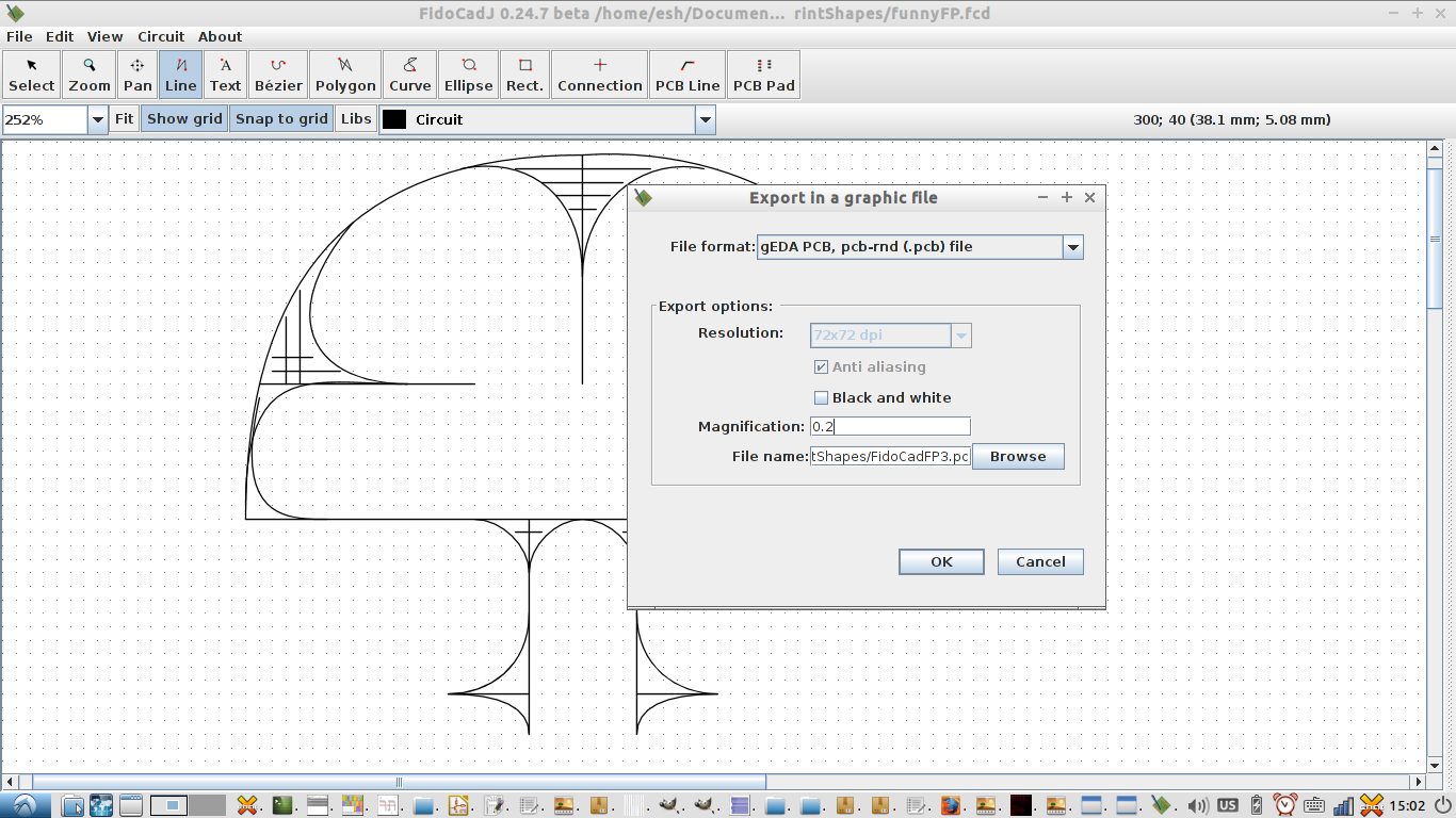 blog de VK5HSE: Exotic and complex footprint creation for gEDA PCB, pcb ...