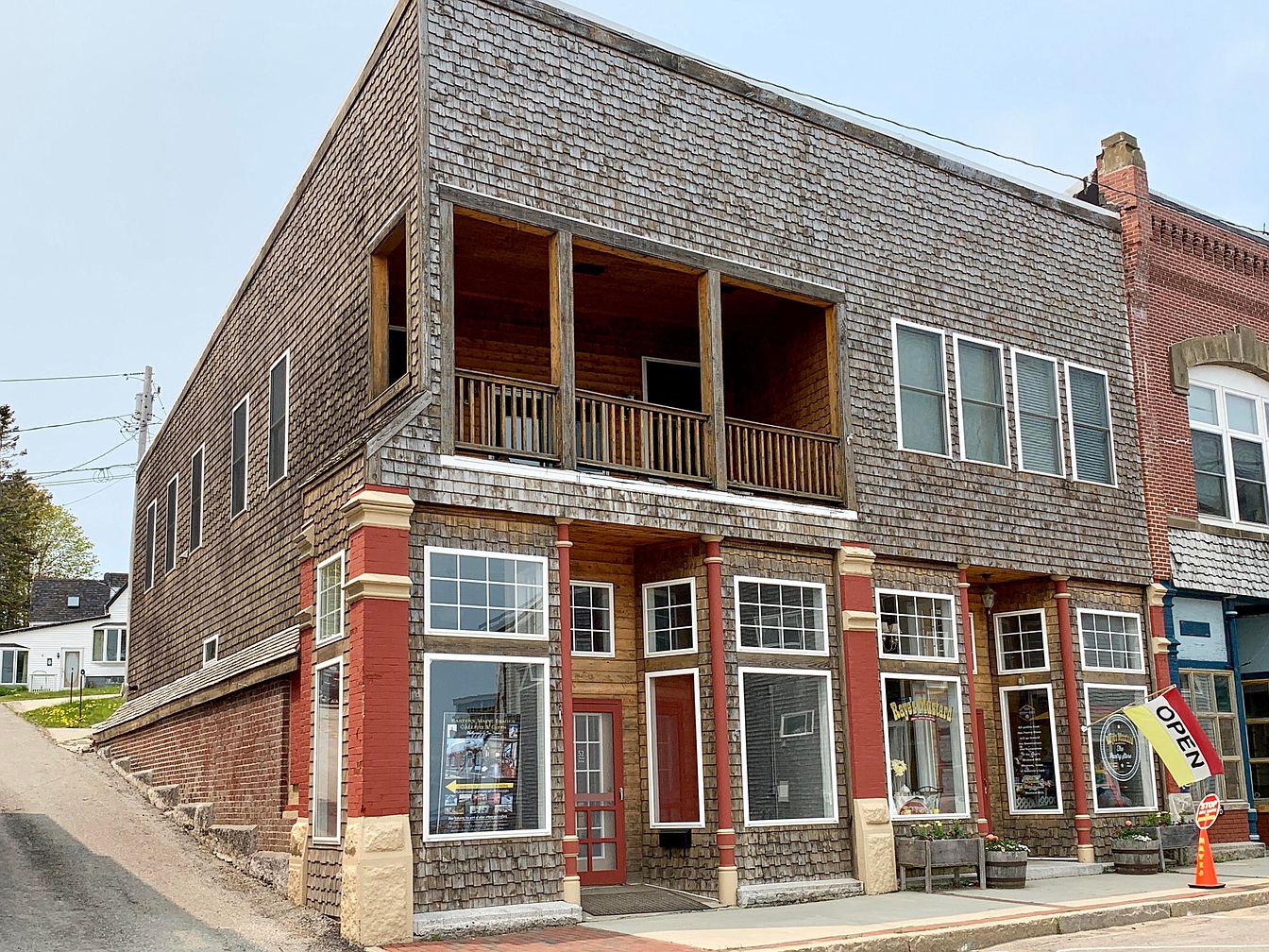 Sweet House Dreams: 1900 Storefront in Eastport, Maine