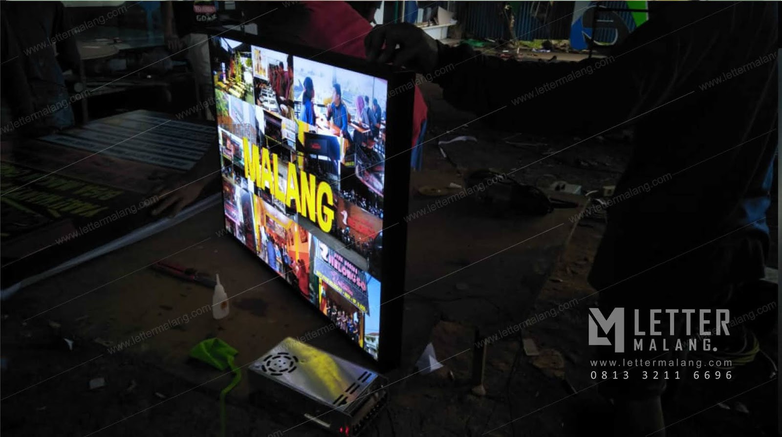 Neonbox Slim (Slim Light Box) di Malang | Neon box Tipis - Harga ...