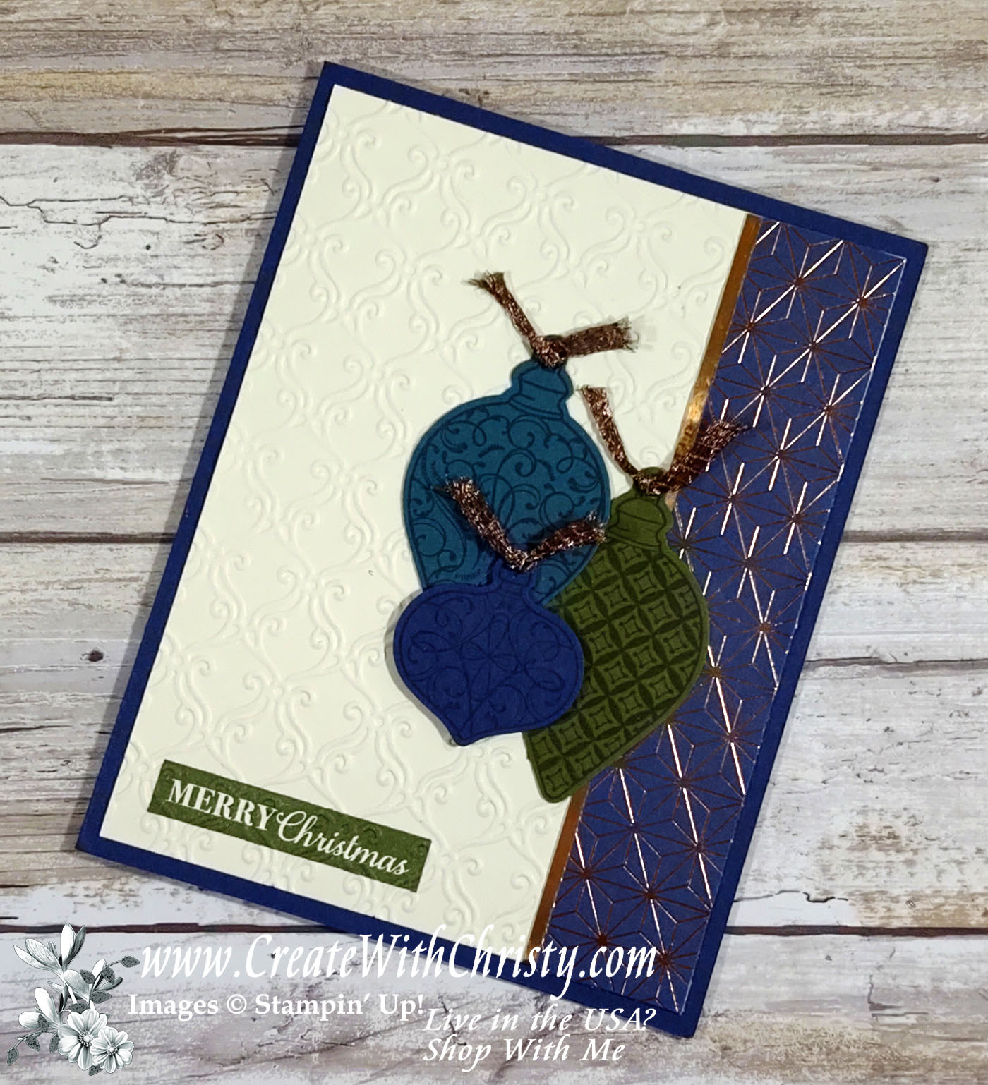 Brightly Gleaming Suite Stamp-A-Stack Card [Create With Christy]