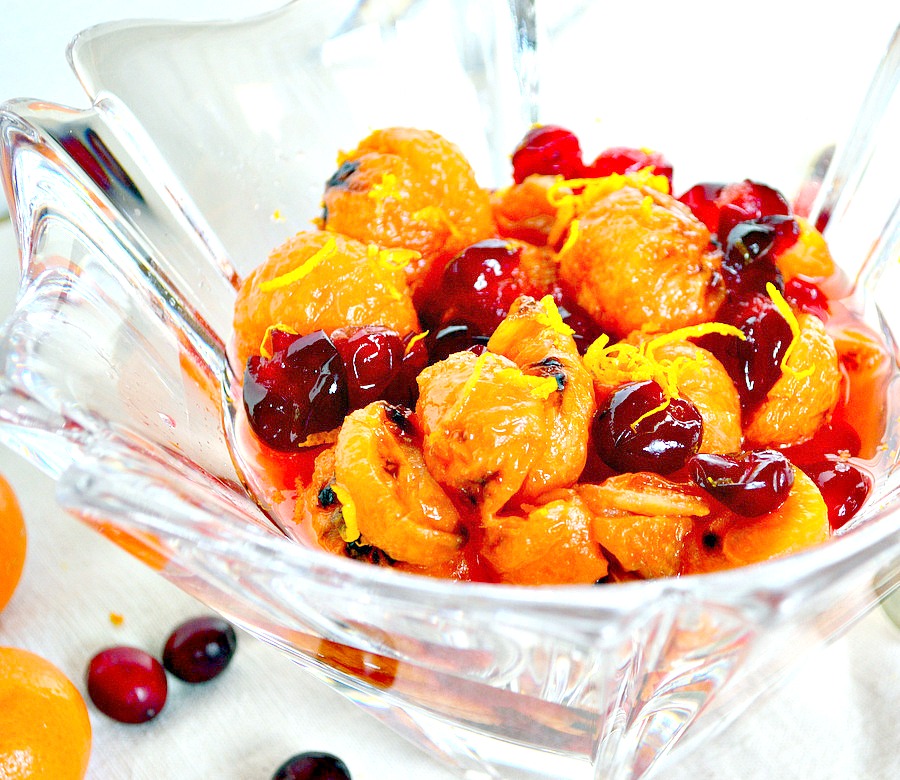 Caramelized Candied Oranges and Cranberries - This Is How I Cook