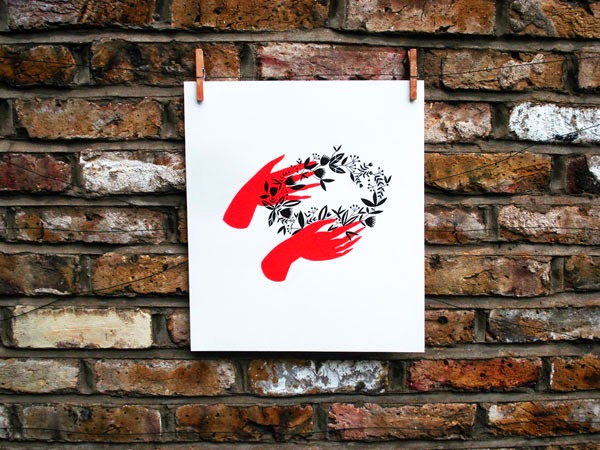 Inspiring Handmade and Hand Pulled Screen Prints by Karolin Schnoor ...