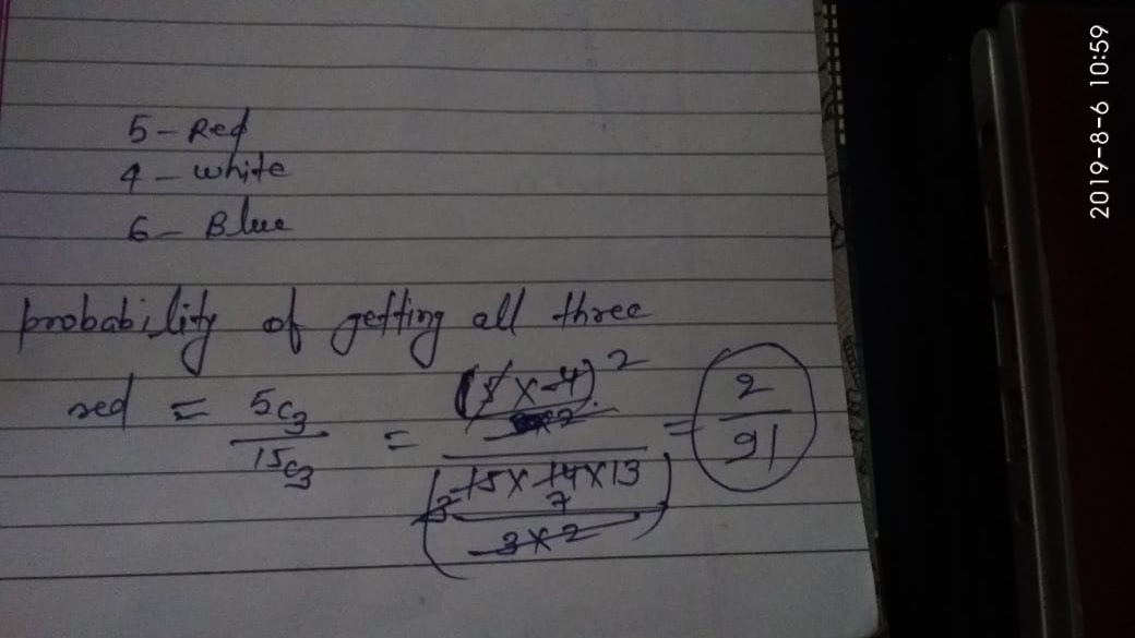 Placement Preparation: Probability Question