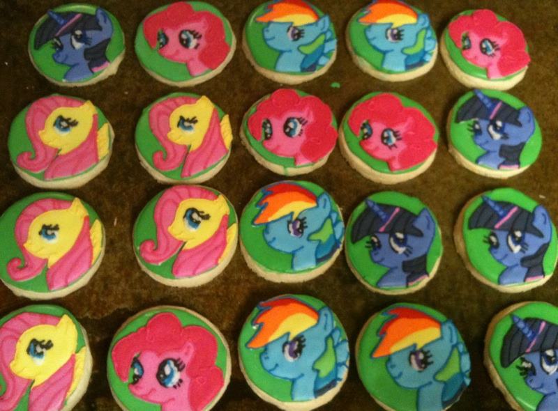 CedarGap Creations Cookies: MY LITTLE PONY Cookie favors