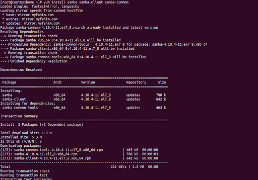 How to setup SAMBA in Linux