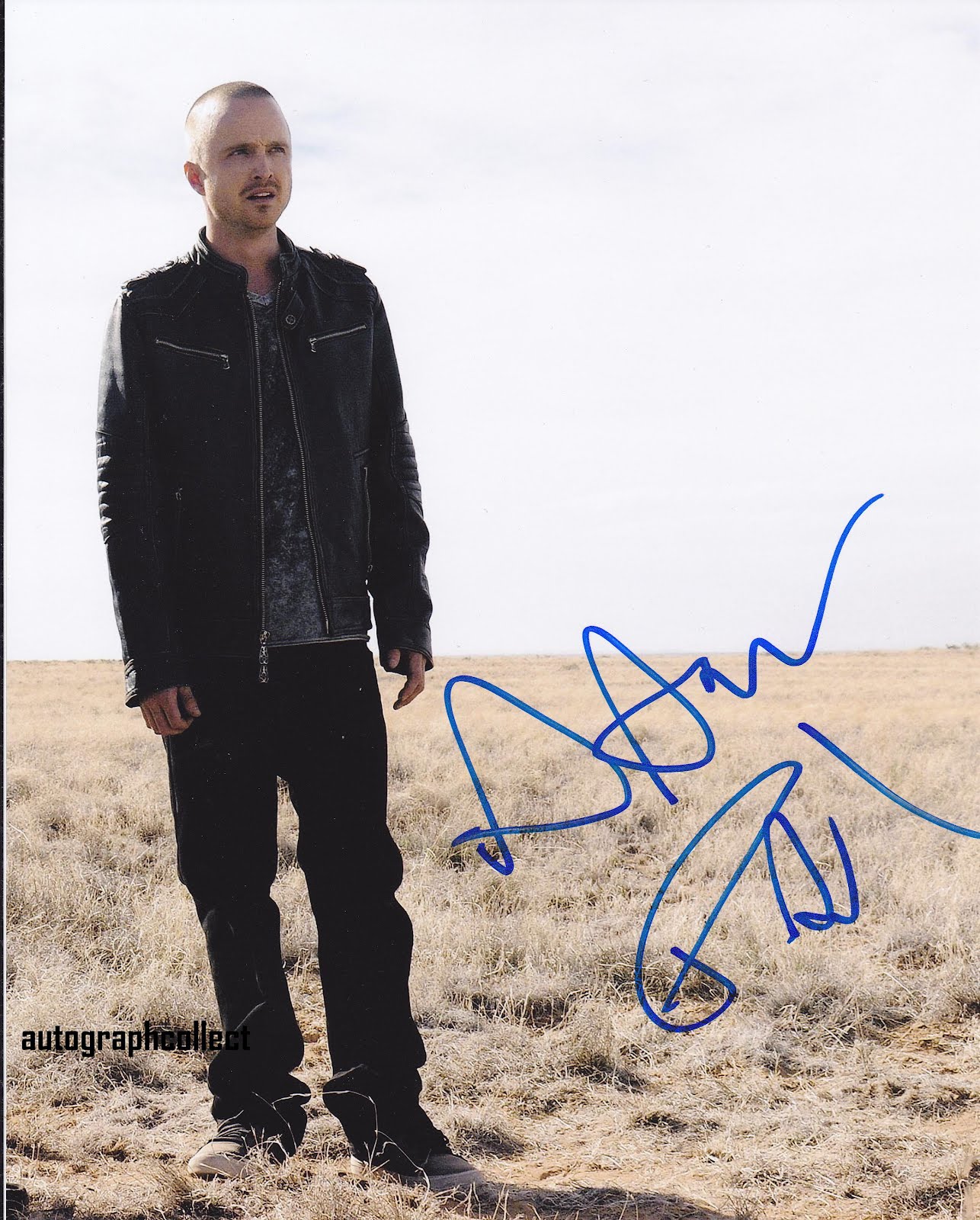 Autographcollect's Blog: Jeremy Renner & Aaron Paul Signs Autographs!!