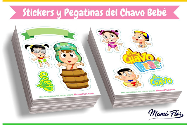 Imágenes del Chavo del 8 Bebé - Stickers para Imprimir - MamaFlor.com
