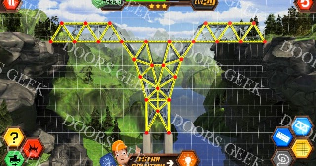 Bridge Construction Simulator [Medium] Level 29 ~ Doors Geek