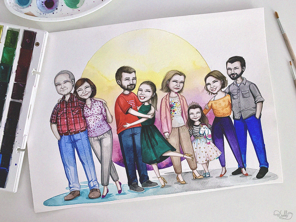 the extended families