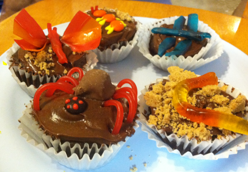 Imaginative Homeschool: How to Make Bug Cupcakes