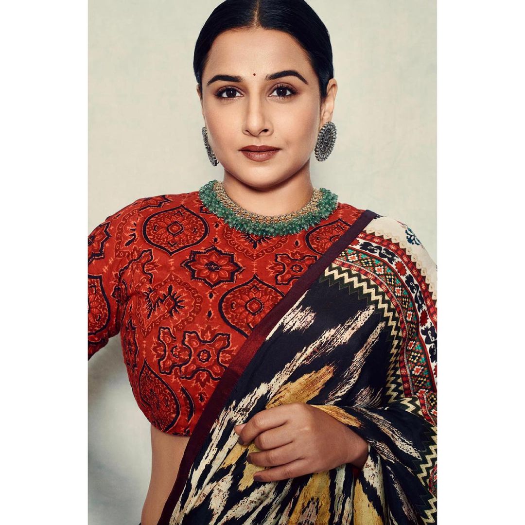 Vidya Balan in saree model photoshoot