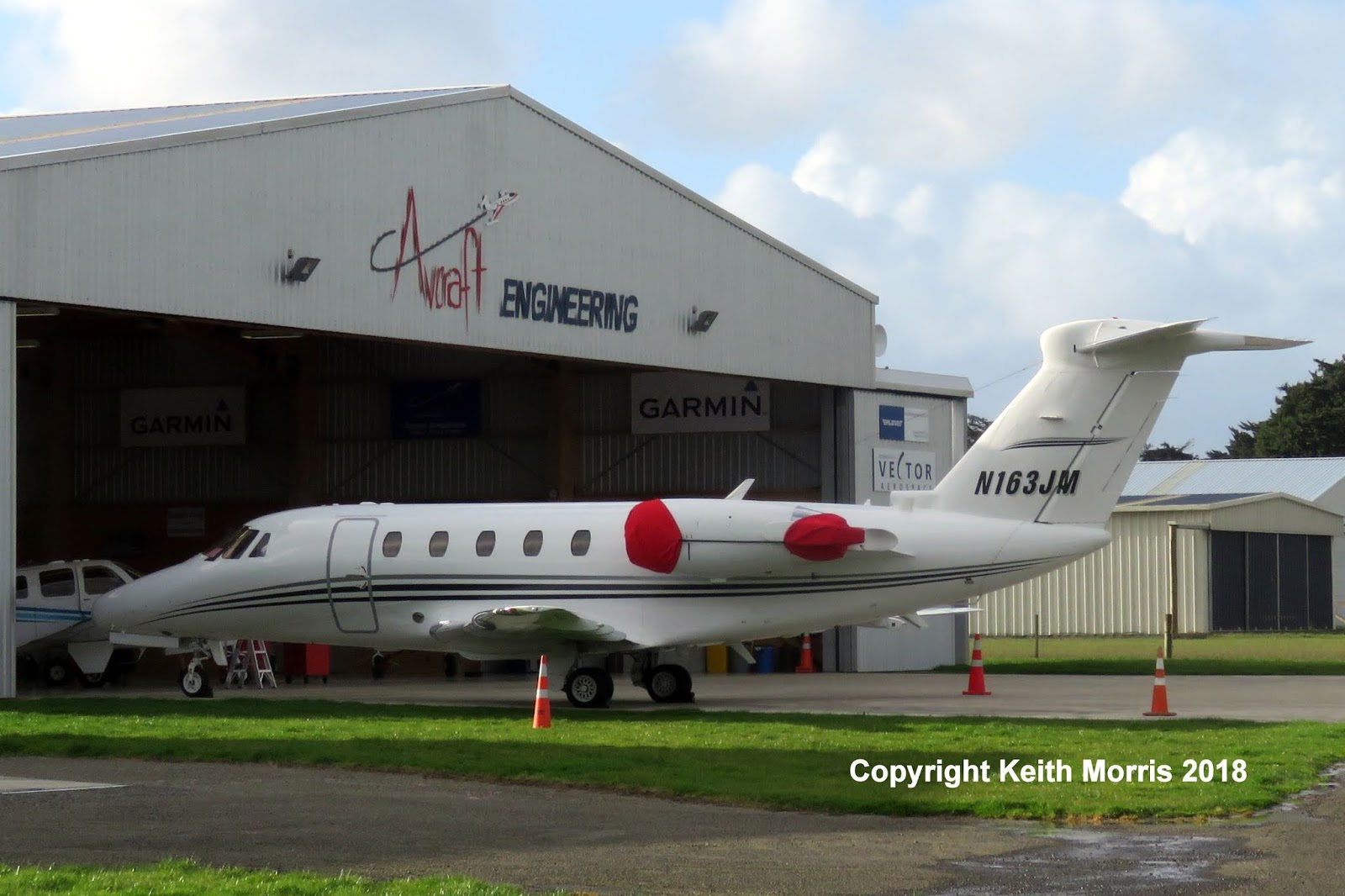 NZ Civil Aircraft: A Business Jet at Feilding! 26-7-2018