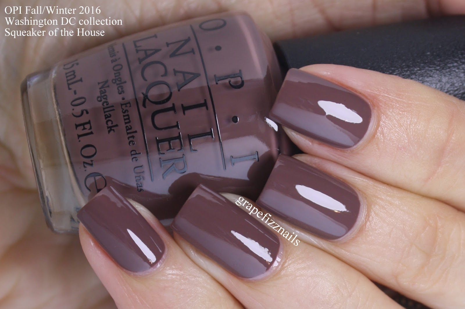 Grape Fizz Nails: OPI Washington DC Collection for Fall/Winter 2016