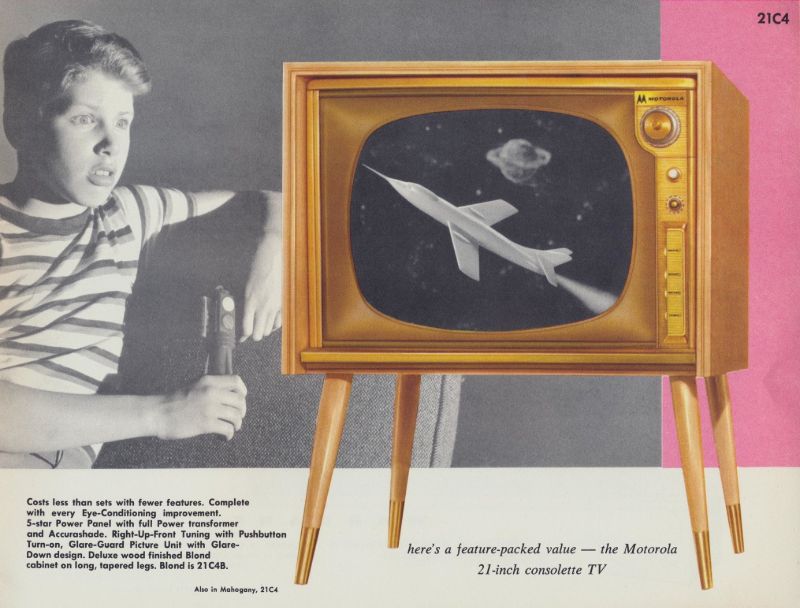 25 Vintage Photos of Motorola Television Models in 1956 ~ Vintage Everyday