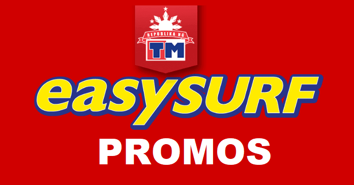 List of TM EasySurf Promos : Mobile Consumable Data Plus Freebies ...