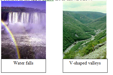 How does a river change along its course?