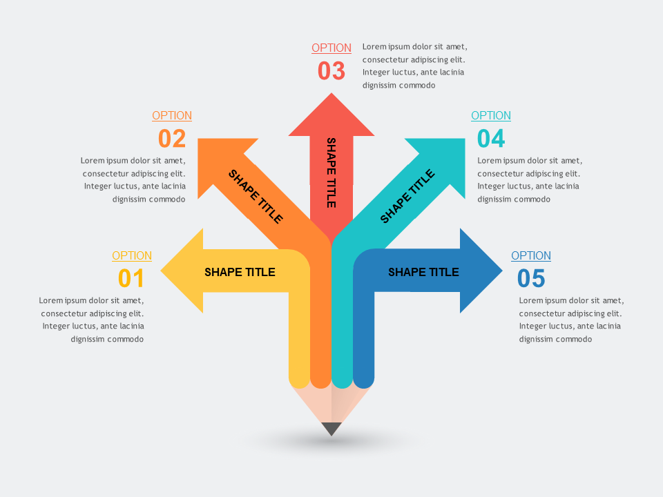 Pencil Distribute PowerPoint Templates - PowerPoint Free