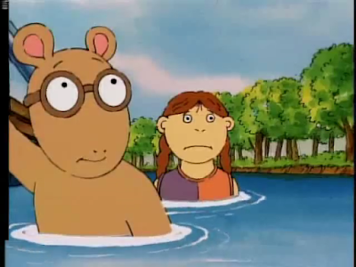 Shirtless Drawn Cartoon Boys & Men: Arthur and Buster