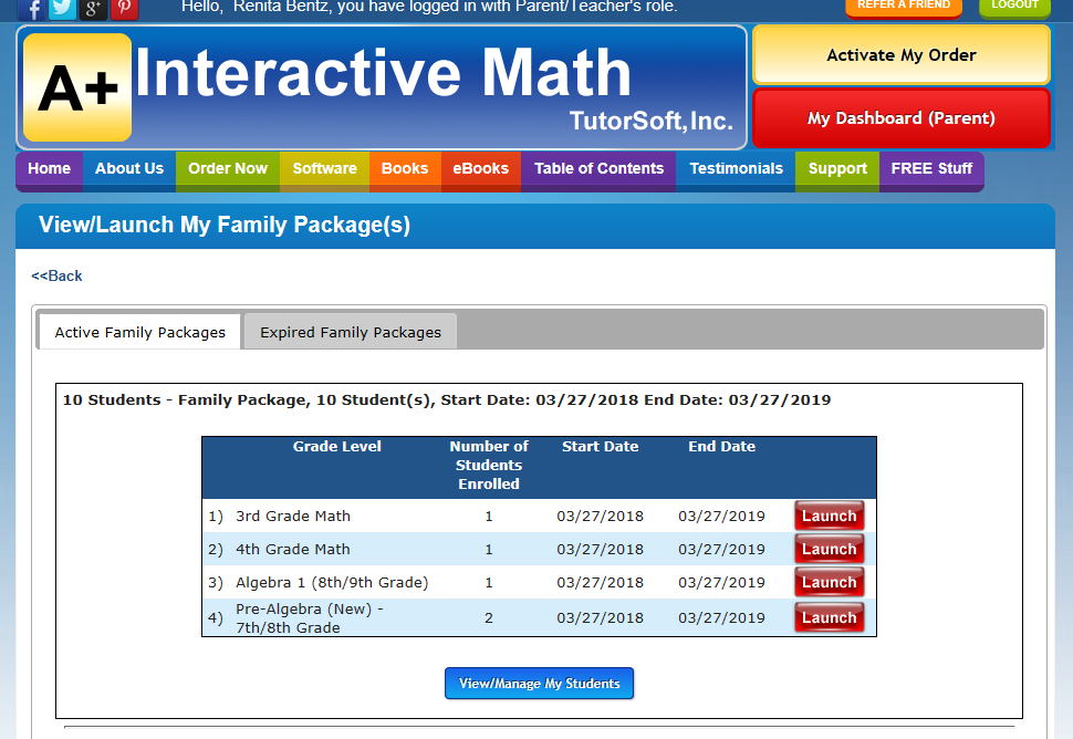 Mom of Many: Family Math Package from A+ Interactive Math (by A+ ...