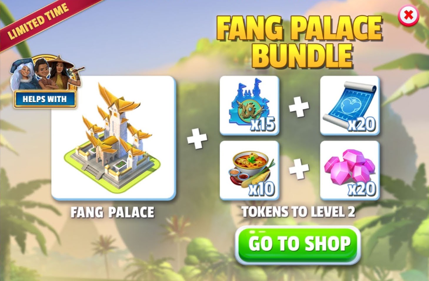 Raya and the Last Dragon Event Day 6: Built Fang Palace