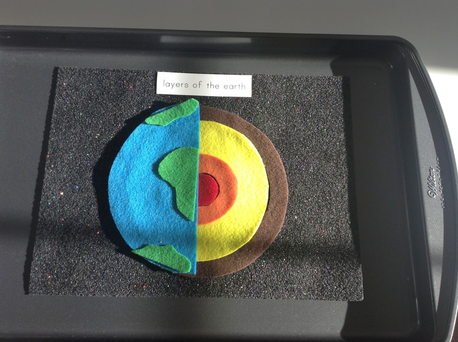 TeacherMomPlus3: Layers of The Earth Felt