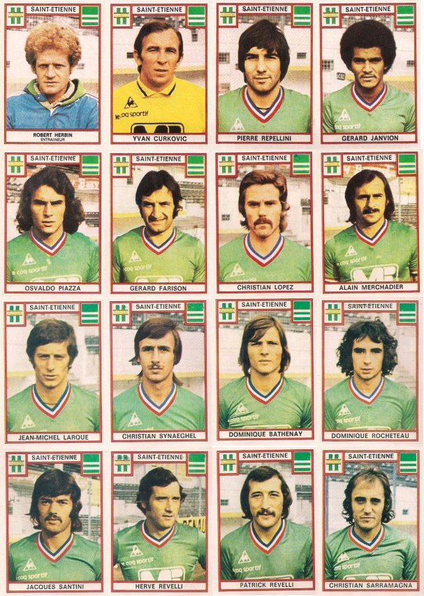 PANINI FOOT NOSTALGIE: Album Panini Foot 1975-1976 Championnat de France