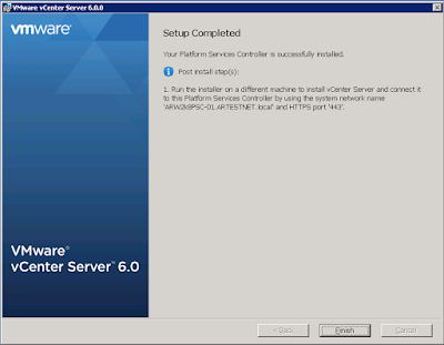 VMware vSphere 6 - Platform Service Controller Installation | TechCrumble