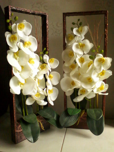 Pondok Dahar Lauk Jogja: Pigura Bunga Rangkai 3D - Vas Kayu Gantung ...