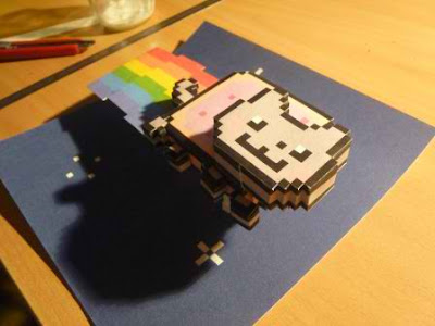 Nyan Cat Papercraft | Papercraft Paradise | PaperCrafts | Paper Models ...