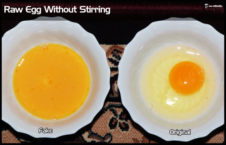 Heart Doesnt Lie..: Fake egg vs Real egg (updated)