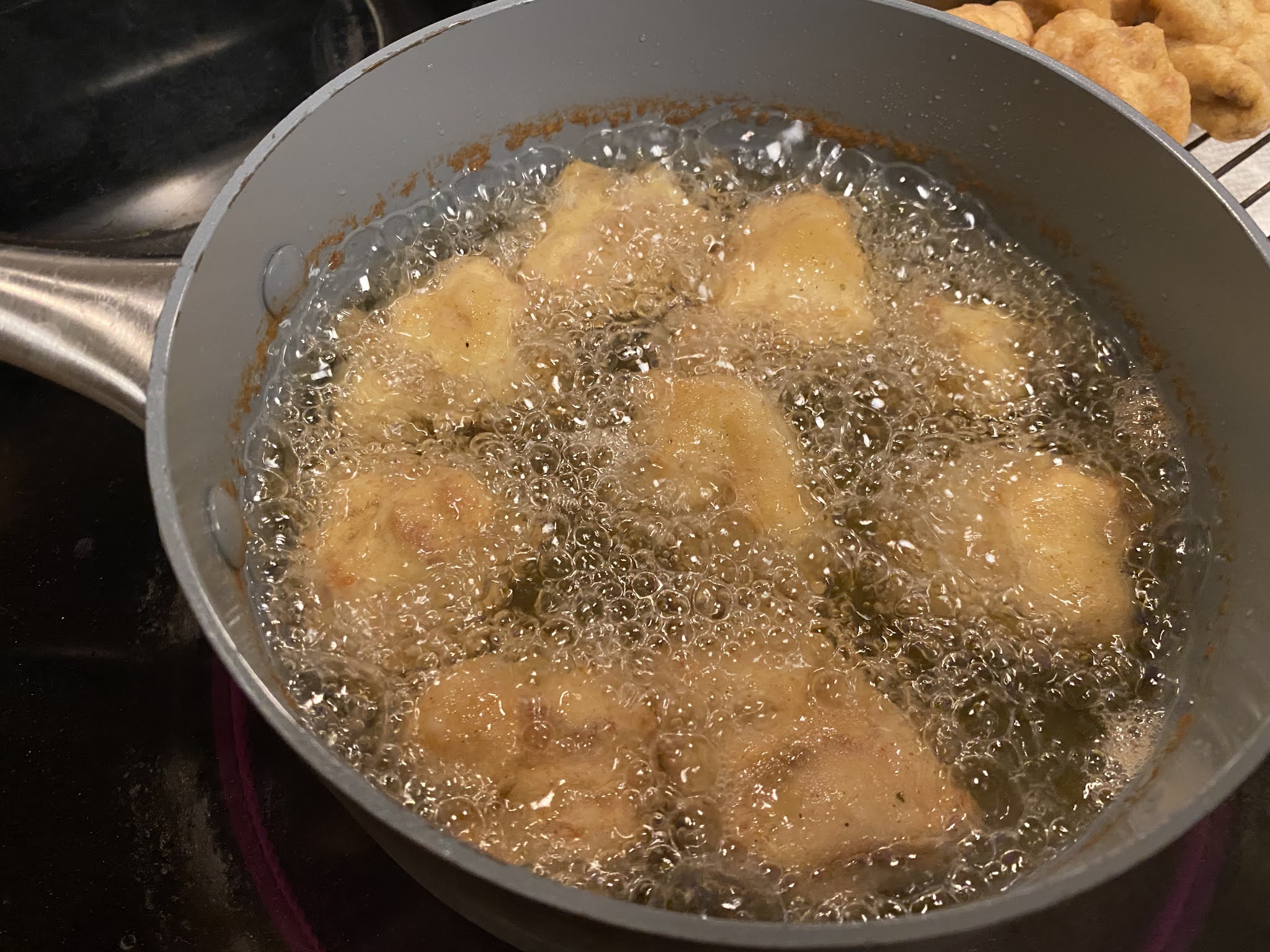 Puffy Fried Chickens