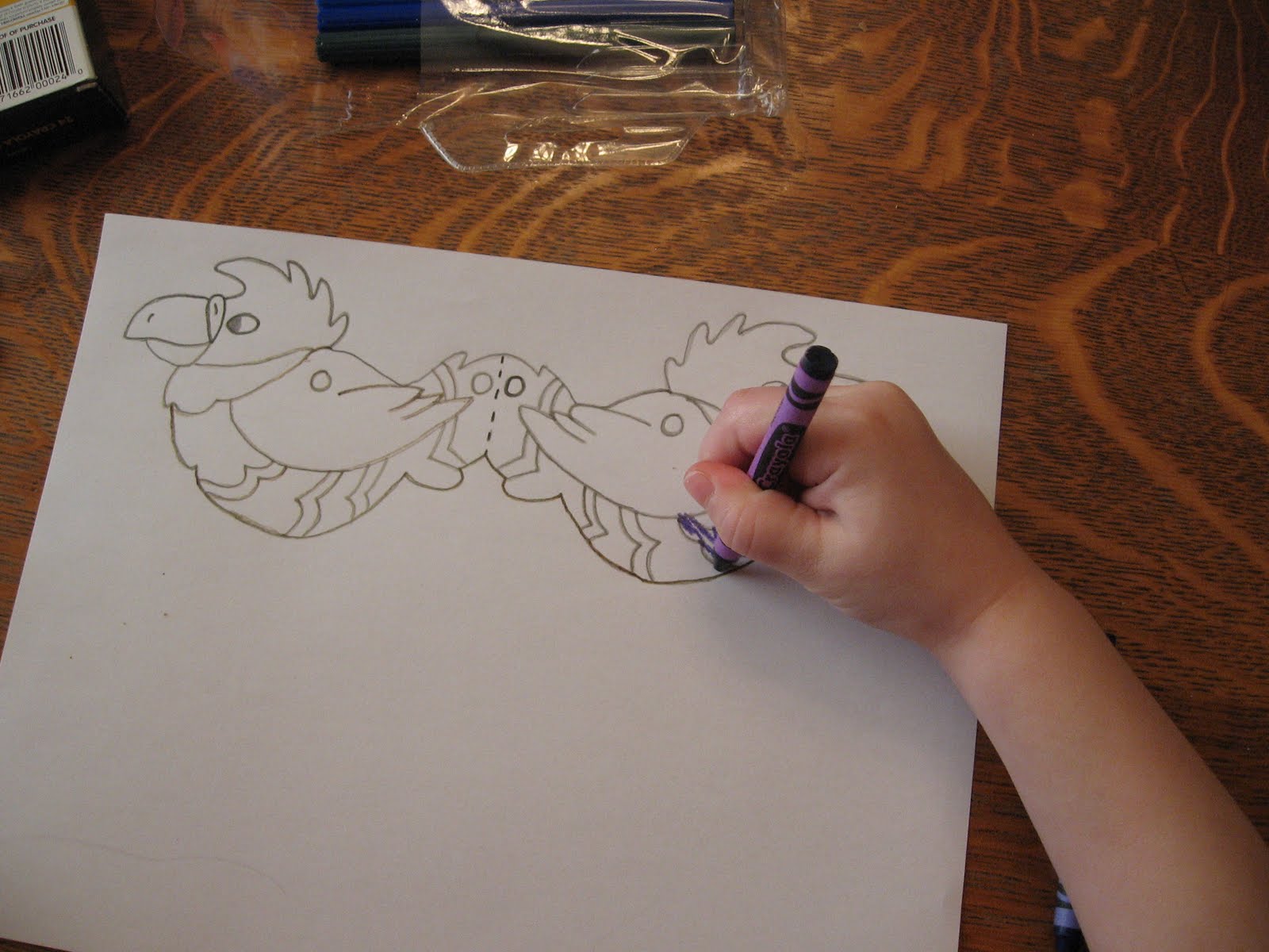 Almost Unschoolers: Tinsel Tail Bird Ornament Craft - Christmas in Brazil