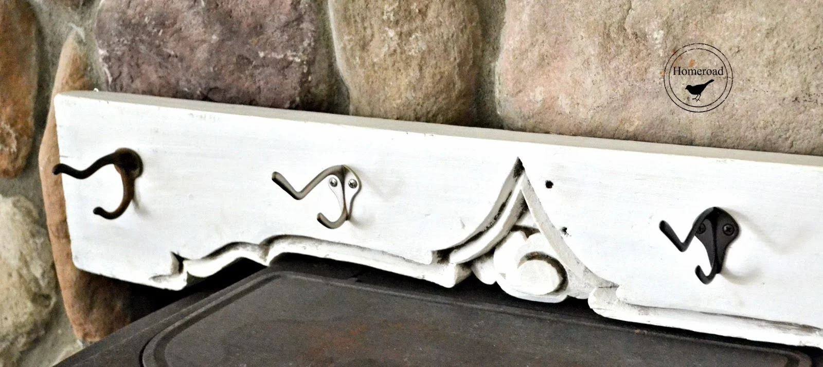 How to Make a Reclaimed Wood Hook Rack