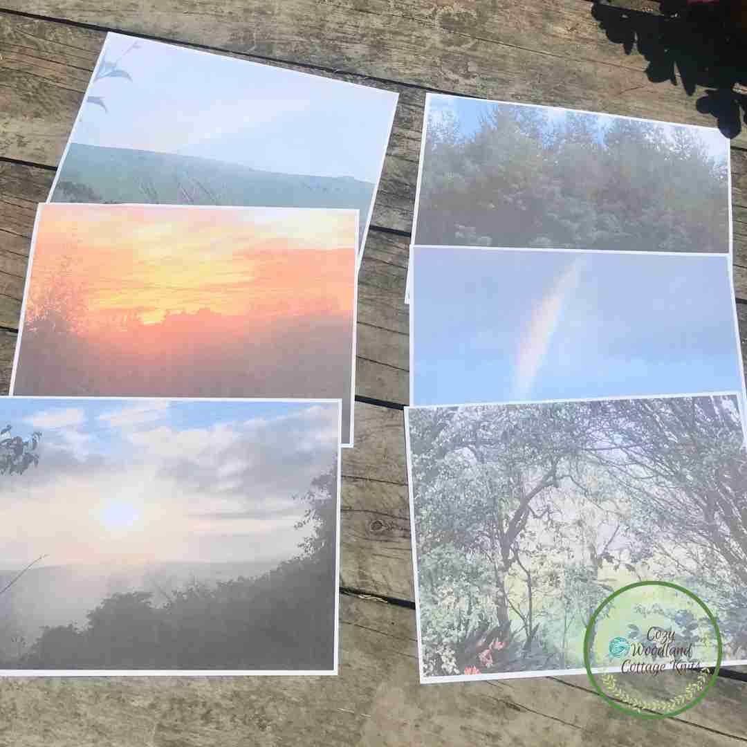 Cozy Woodland Cottage Knits: Printable PDF calendars for 2021