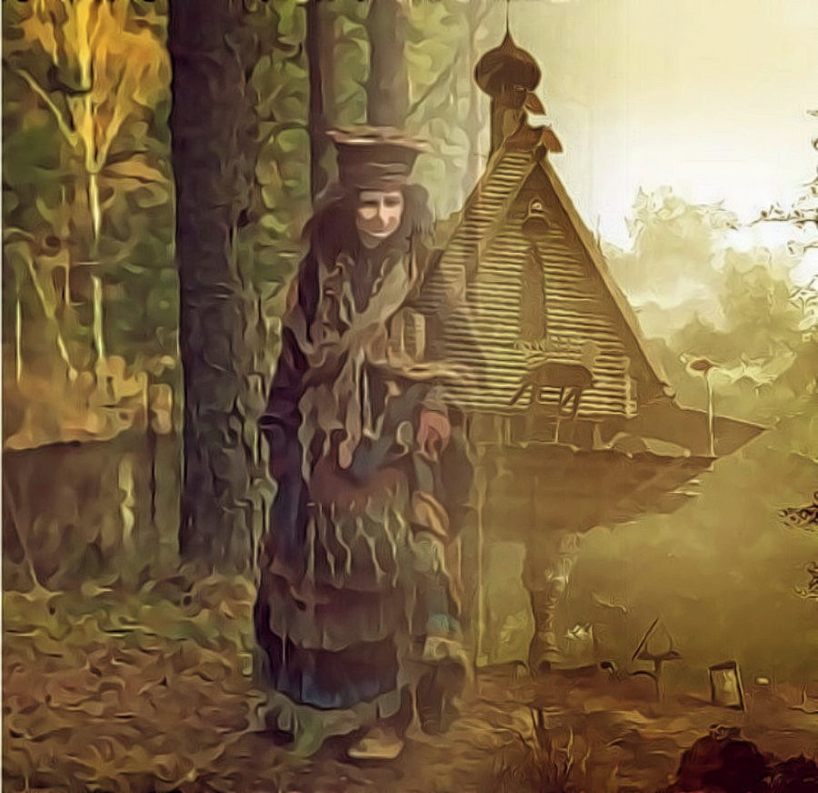 Lydia Anneli Bleth: BELLA DONNA digital art - Die Baba Jaga