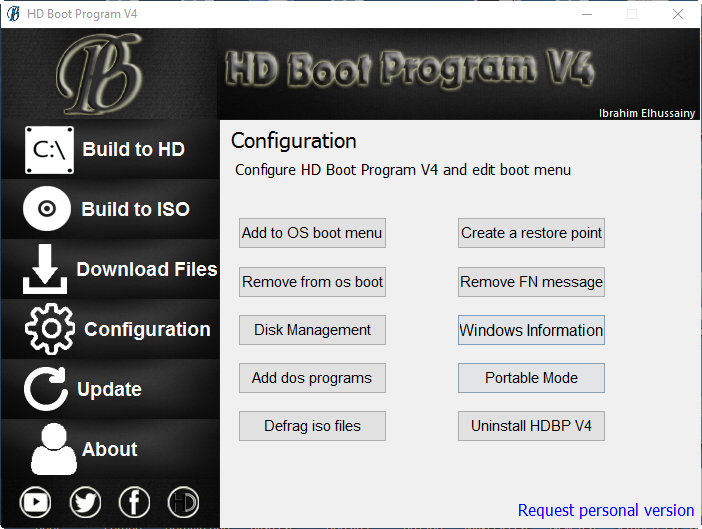 برنامج HD Boot program V4 استغني عن الفلاشات وثبت الويندوز من الهارد