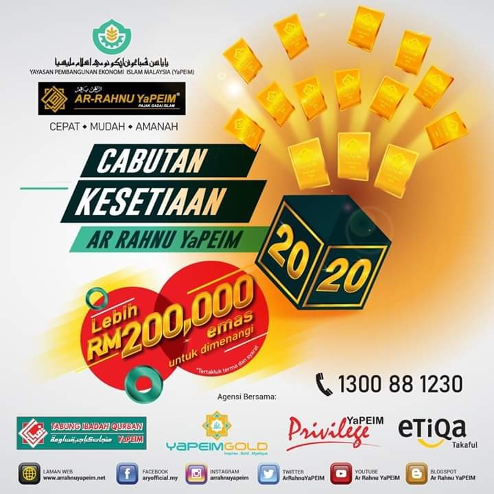 Ar Rahnu YaPEIM (Official): Bar emas bernilai RM200,000 menanti ...